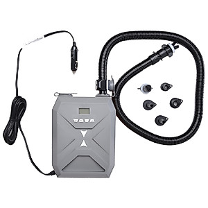 Vilano Electric Pump for Inflatable SUP Board Smart High Pressure 12V 16PSI