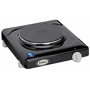 Cadco KR-1 11 1/2" Electric Hotplate w/ (1) Burner & Infinite Controls, 120v