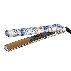 CHI Original Ceramic Hair Straightening Flat Iron| 1" Plates | Blue Sand | Professional Salon Model Hair Straightener