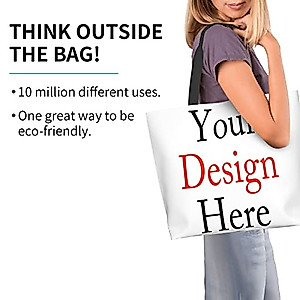 Custom tote bag Design Your Own Tote Bag Unisex Your Design Here Match With Daily Clothes Add Your Name Your Text Custom Tote Bag Custom Handbag