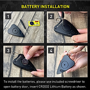 STINGER Stay Away Personal Safety Alarm Car Emergency Escape Tool, Safety Panic Alarm Siren, Glass Breaker, Seatbelt Cutter, Security Device for Women Men Kid (Black Stay-Away)