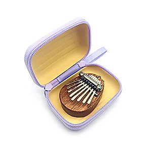 Deoukana 8 Key Mini Kalimba Exquisite Finger Mini Thumb Piano Marimba Musical Accessory Pendant Gift