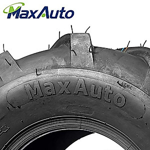 MaxAuto 2 Pcs 18X9.50-8 Lawn Mower Tractor Tires 18X9.50X8 Very Wide 6 Ply Rated P328