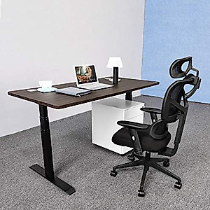 VWINDESK Wooden Material 80 inch MDF Desktop or Tabletop Only, Matching with Electric Adjustable Standing Desk Frame,with 80mm gromment Holes,Graphite Color(80" x 30" x 1")