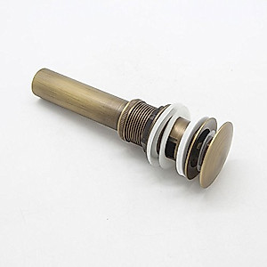 P8416-6 Bathroom Faucet Vessel Sink Pop up Bathroom Sink Drain Stopper with Overflow