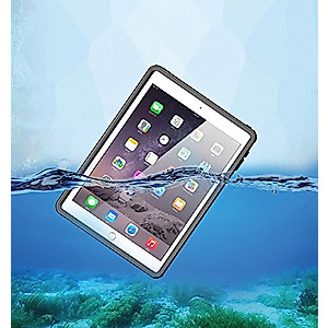 AICase iPad Pro 9.7/iPad Air 2 2014 IP68 Waterproof, 360 Degree All Round Protective Ultra SlimDust/Snow Proof with Lanyard