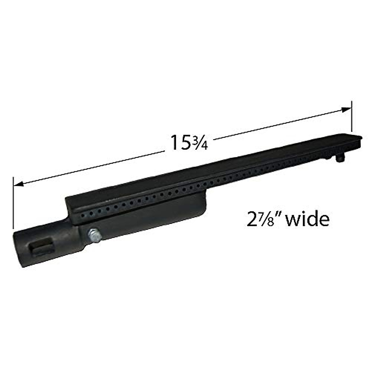 Music City Metals 23301 Cast Iron Burner Replacement for Select Gas Grill Models by Aussie, Bull and Others