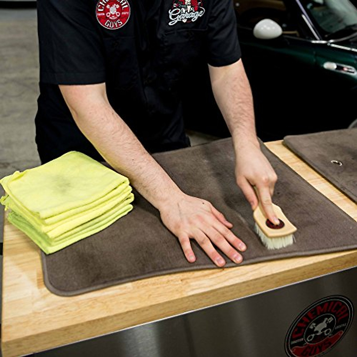 Chemical Guys ACCG25 Induro 7 Heavy Duty Nifty Interior Carpet/Upholstery Detailing Brush