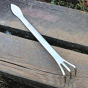 Bonsai Roots Rake 3-Prong W/Ergonomic Handle Gardening Hand Tools for for Women Men