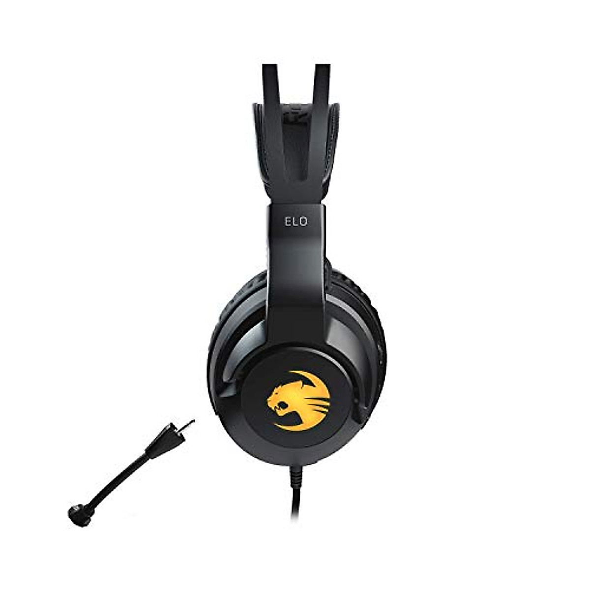 ROCCAT Pyro Mechanical Gaming Keyboard with RGB Lightning, Black (ROC-12-622) Burst Pro Lightweight Optical Gaming Mouse & ROCCAT Elo 7.1 USB Wired Surround Sound PC Gaming Headset