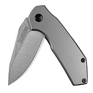 Kershaw Valve Pocket Knife; 3" 4Cr13 Stainless Steel Blade; Assisted Folder Opening Knife; Mid-Sized EDC, Outdoor Knife