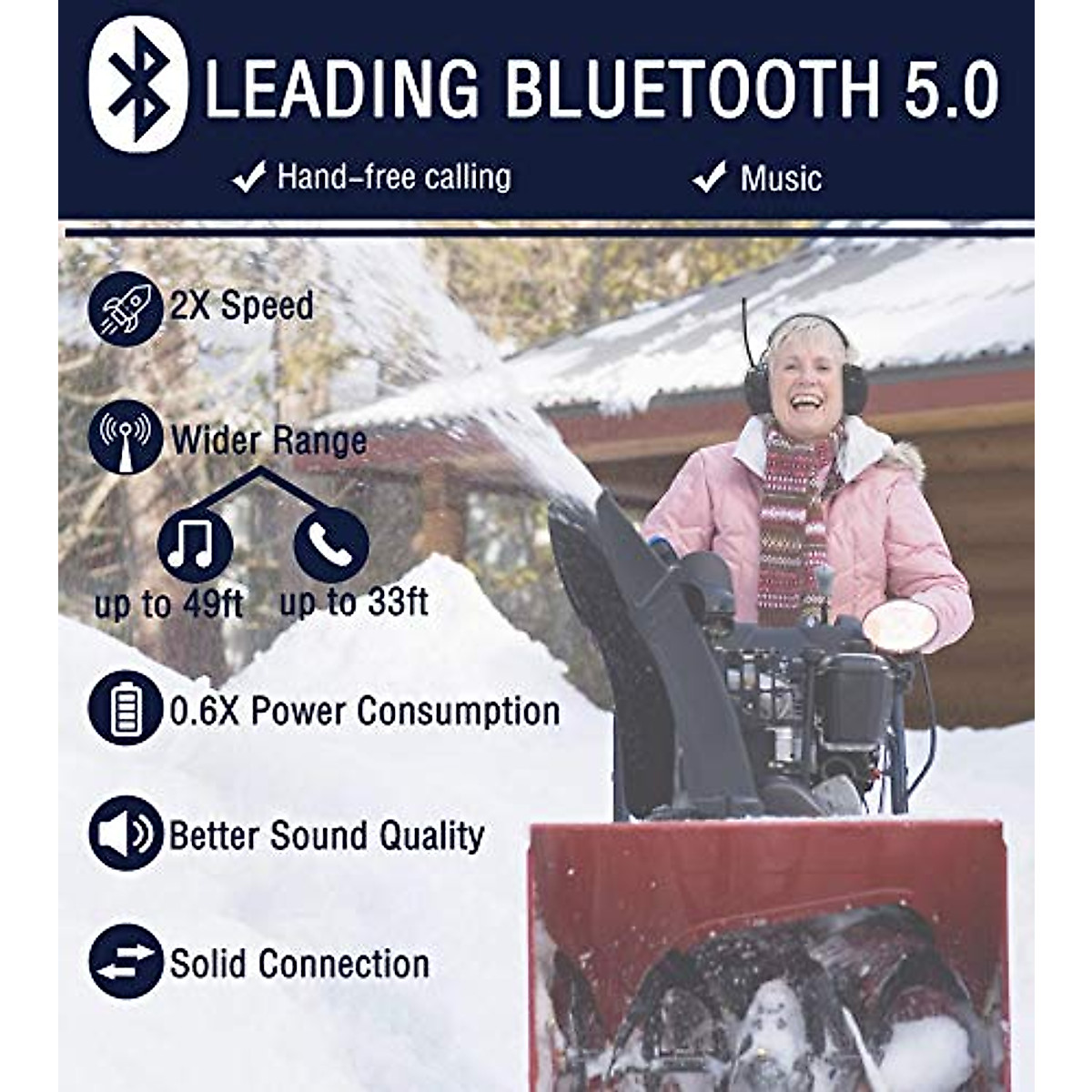 PROHEAR 033 Upgraded Bluetooth Hearing Protection Headphones - Black GEP01 Gel Ear Pads (Upgraded) for 3M PELTOR Headsets