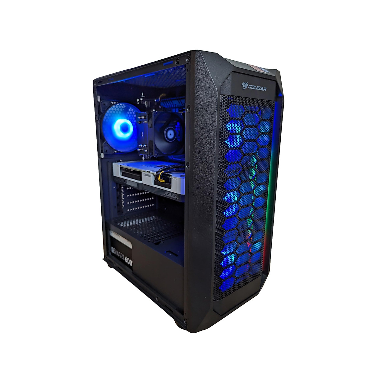 Centaurus Helios 3 Gaming PC, Intel i7 12700K, GeForce RTX 4060, 32GB RAM, 1TB NVMe SSD, Windows 11 PRO, AC WiFi. Fast Desktop Computer for Gamers and Professional apps, VR Ready, RGB, Glass Window!