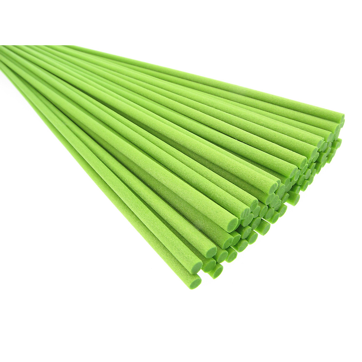 Breath Me TM 50pcs Lime Green Reed Diffuser Fibre Sticks 12 inch for Air Freshener and Aroma