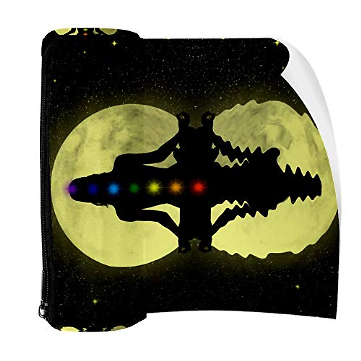 Seven Chakras Pencil Bag Pen Case Stationary Case Pencil Pouch Desk Organizer Makeup Cosmetic Bag for School Office