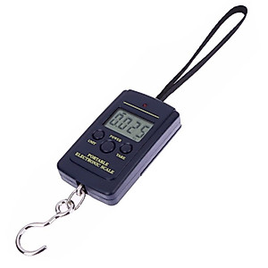 20g - 40kg Digital Hanging Box Fishing Scale Mini Portable Fish Scale Portable Mini Scale Portable Electronic Scale Key Chain Electronic Scale Suitable for Outdoor Cooking Fishing Travel Carry on