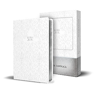 Biblia Católica en español. Boda, bautizo, primera comunión, confirmación y cumpleaños. Caja blanca regalo / Catholic Bible. Spanish-Language, Leathersoft,