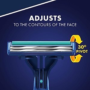 Gillette Sensor2 Plus Pivoting Head Men's Disposable Razors, 10 Count
