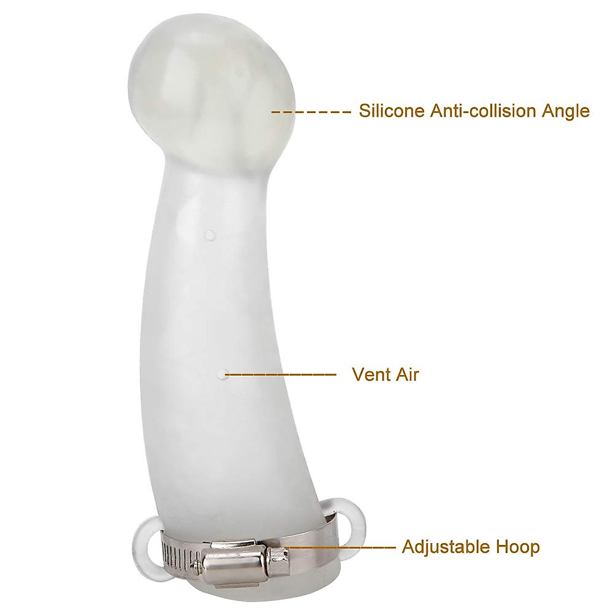 Mumusuki Round Cornered Silicone Calf Cattle Bull Cow Horn Anti Fight Protector Farm Accessory