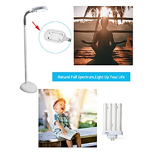 Valoisa CFML27VLX Natural Daylight Spectrum Fluorescent Light Bulb,Replacement for VERILUX CFML27VLX,6500K