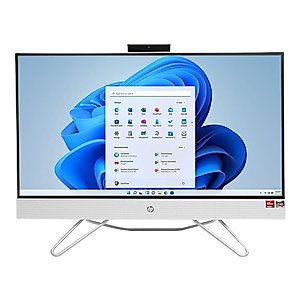 HP 24-cb1021 23.8" FHD All-in-One AMD Ryzen 3 5425U 2.7GHz 8GB RAM 256GB SSD Windows 11 Home (Renewed)