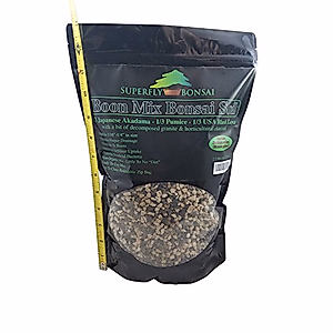 Boon Bonsai Soil Mix Boon Mix - Inorganic Substrate with Pumice, Lava and Akadama (2.5 Dry Quarts)