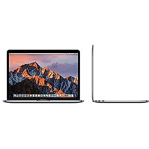 Apple MacBook Pro with Touch Bar (Mid 2017), 13.3in 227ppi Retina Display, Intel Core i5-7267U Dual-Core 3.1GHz, 512GB, 8GB DDR3, 802.11ac, Bluetooth, macOS 10.12.5 Sierra - Space Gray (Renewed)