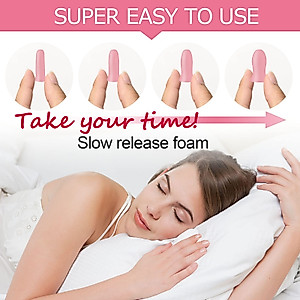EARS SECRET Super small ear plugs for sleeping Mini earplugs noise cancelling for women kids ultra Soft foam Earbuds Side Sleepers extra small Size Candela 25pairs Pink