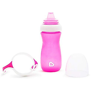 Munchkin® Gentle™ Transition Sippy Cup with Trainer Handles, 10 Ounce, Pink