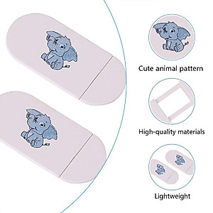 SOLUSTRE 12 pcs Camera Privacy Cover Webcam Cover Slide Camera Slide Cover Cute Laptop Lens Cover Webcam Privacy Computer Tablet para niños Webcam Lens Cover Slider Protector Pearlescent