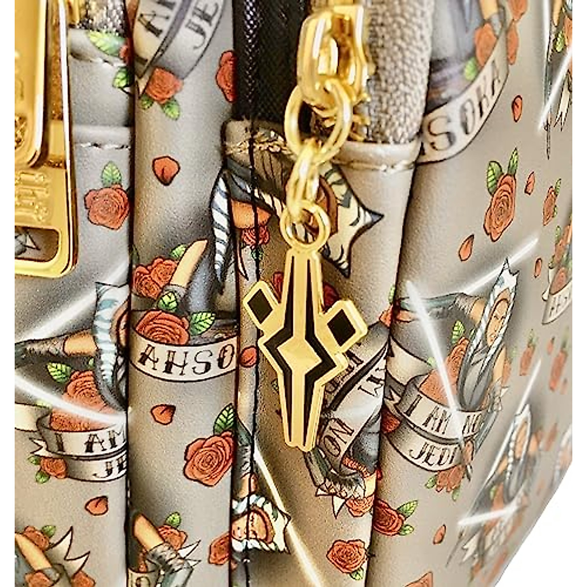 Loungefly Star Wars Ahsoka Tano I Am No Jedi Womens Double Strap Shoulder Bag Purse