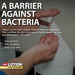 Malco Lotion Hand Cleaner – Hand Cleaning Formula for Tough Jobs/Cleans the Dirtiest Hands/Free of Solvents and Abrasives / 1 Gallon (102101)