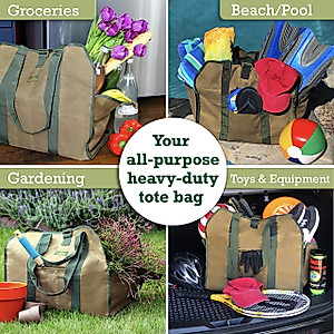 2-in-1 Firewood Carrier, Canvas Log Carrier for Firewood, Firewood Tote Carrier, Canvas Wood Carrier for Firewood, Log Carrying Bag Firewood Holder, Firewood Carriers with Handle, Log Carrier Tote