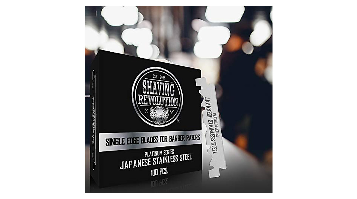 Single Edge Barber Razor Blades - 100 Count