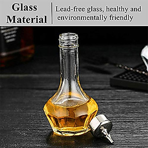 Bitters Bottle - 50ml Glass Dash Bottle with Stainless Steel Dasher Top, Professional Bar Tool for Making Cocktails - DSBT0001