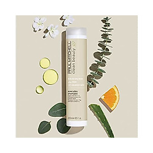 Paul Mitchell Clean Beauty Everyday Shampoo, Boosts Shine, Adds Body, For All Hair Types, 33.8 fl. oz.