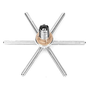 Yomiyuyr Stainless Steel Automatic Bottle Washer, High Pressure Glass Rinser for Kitchen Sink, Cup Washer for Sink, Multi Angle Cup Cleaner, 7.09x2.87in