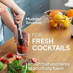 Alonino Bartender Cocktail Kit & Smoking Kit - Bartender Kit & Cocktail Shaker, Whiskey & Cocktail Shaker Set - Whiskey Smoker Cocktail Set for Drinks, Old Fashioned Cocktail Smoker - 21 Piece Bar Set