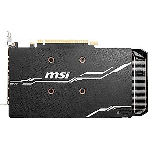 MSI Gaming GeForce RTX 2060 126GB GDRR6 192-bit HDMI/DP 1680 MHz Boost Clock Ray Tracing Turing Architecture VR Ready Graphics Card (RTX 2060 Ventus 12G OC)