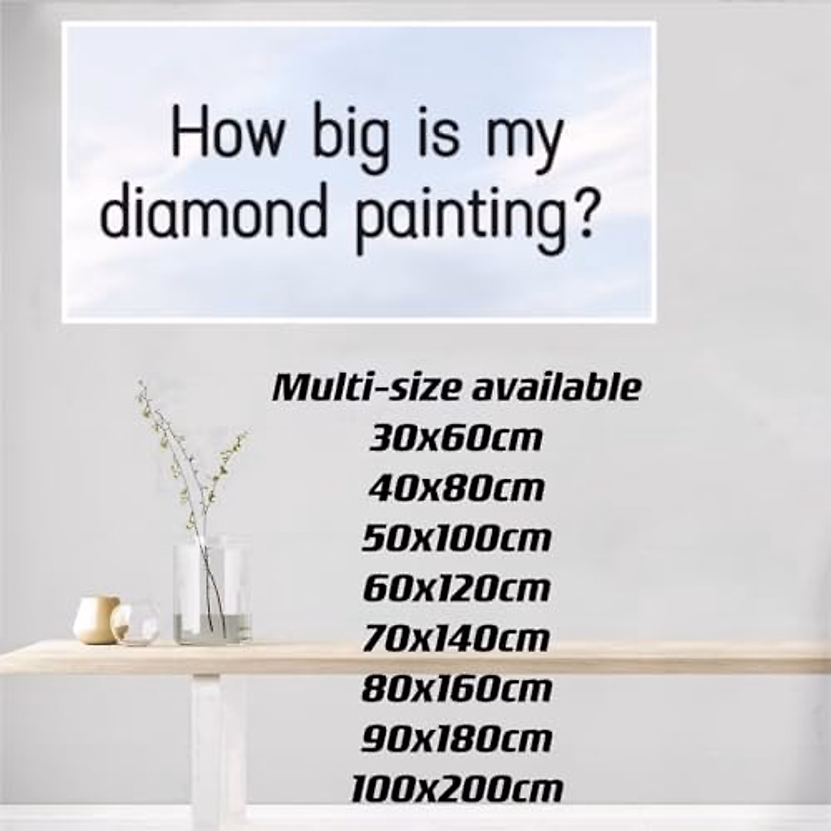 Diamond Painting Sunflower Diamond Art 5D Diamond Painting Kits for Adults DIY Paint by Numbers, Big Diamond Paintings diamond dot Gem Art Crafts for Wall Art Bedroom Home Decor(40x80 Inch),c214