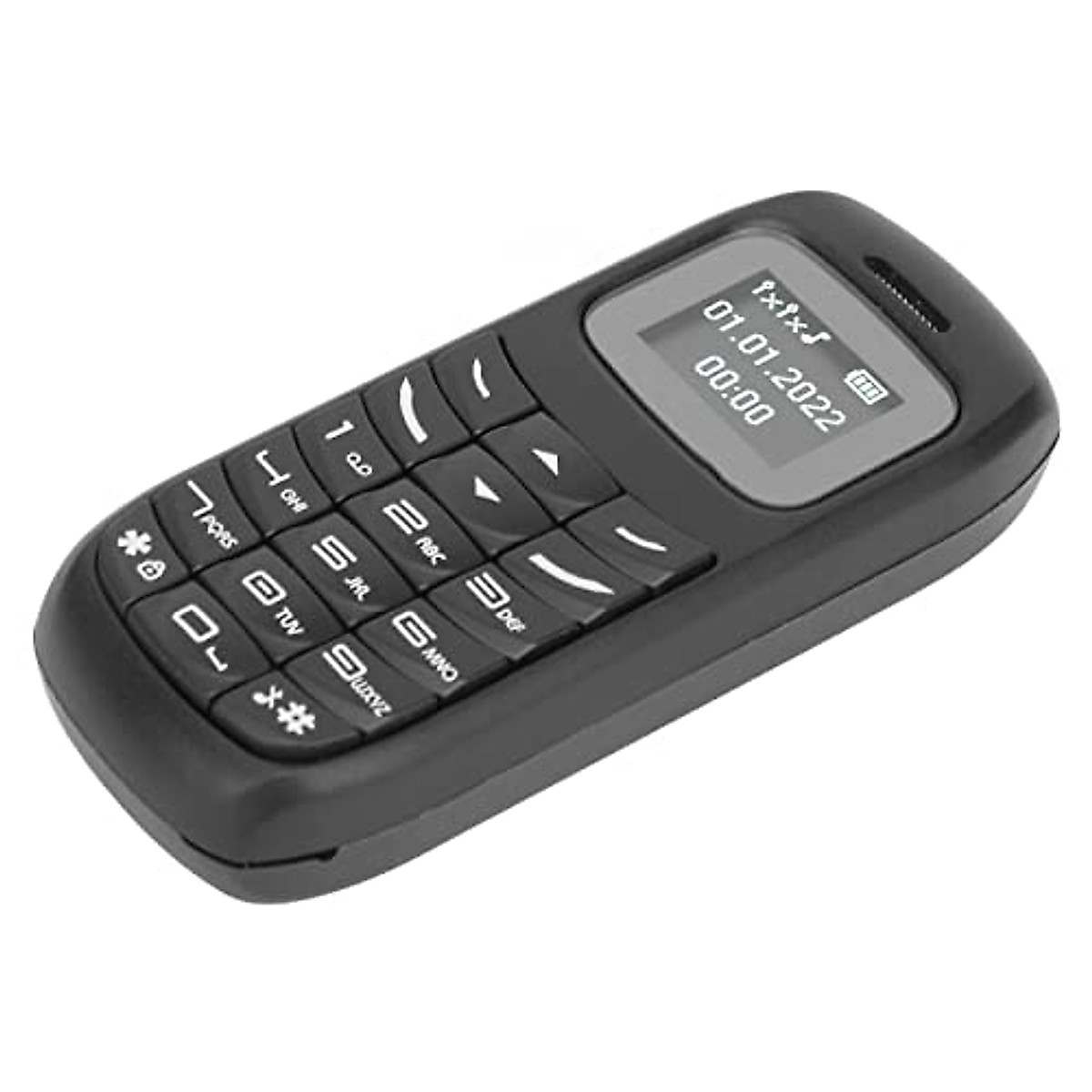 Unlocked Cell Phone, Mini Rugged Cell Phone Dual SIM Card Dual Standby for Pregnant Women for Students to Call (Black)