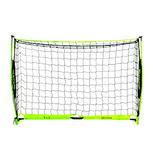 Franklin Sports Deluxe Blackhawk Soccer Goal - Pop Up Backyard Soccer Nets - Foldable Indoor + Outdoor Soccer Goals - Portable Adult + Kids Soccer Goal - 6' x 4' Foot Soccer Net - Optic Yellow