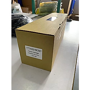 YOUTOP 4PK TN-221 TN221 Toner Cartridge Compatible for Konica Minolta bizhub C227 C287 (A8K3130 A8K3230 A8K3330 A8K3430)