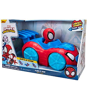 Marvel Spidey and HIS Amazing Friends Flash ‘N’ Dash Web Crawler - Motorized Web Crawler Vehicle with Lights and Sounds - Toys Featuring Your Friendly Neighborhood Spideys