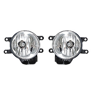 WFLNHB Fog Lights Replacement for 2016-2020 Toyota Tacoma SR SR5 Clear Lens with Front Bumper Bezel Wires Switch Bulbs Left+Right Side (Passenger & Driver Side),Pack of 2