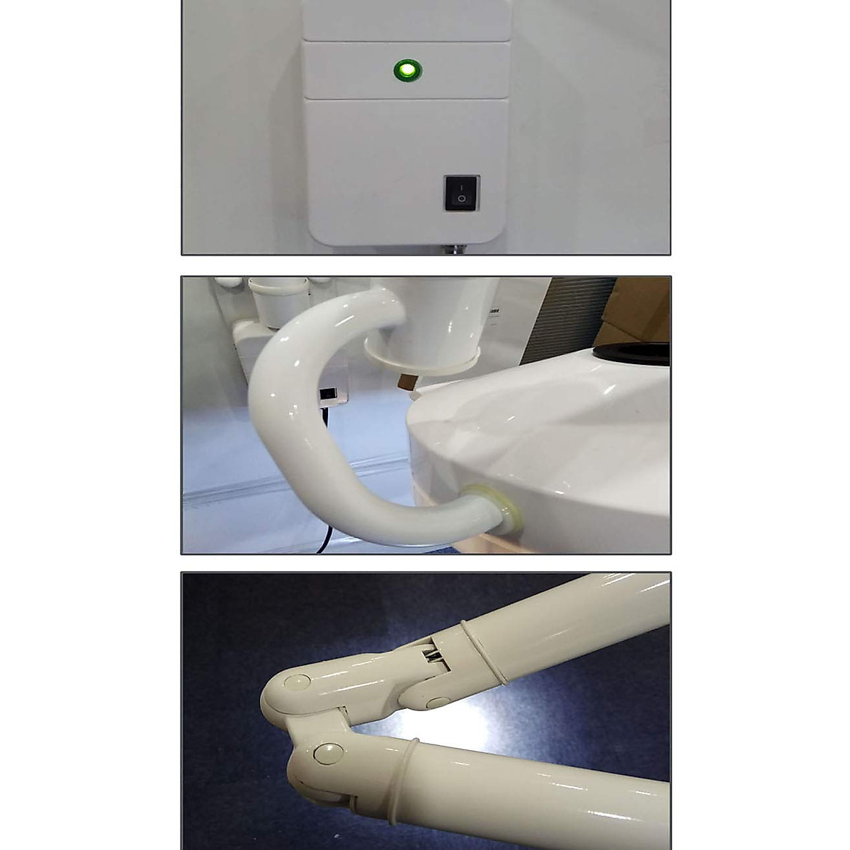 72W LED Stomatology Cold Light Shadowless Lamp Surgical Wall-Mounted Lamp Beauty Tattoo Pet Surgery Shadowless Light 24 Bulbs