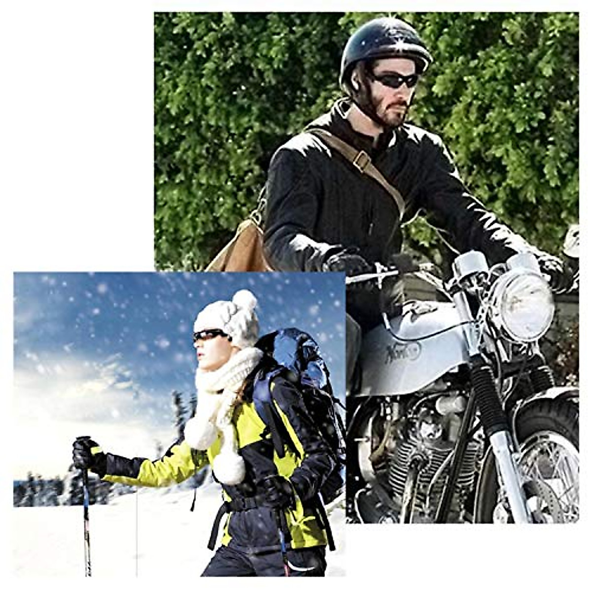 TechKen Sunglasses Headset Headphone Bluetooth Wireless Music Sunglasses Headsets Compatible with iPhone Samsung LG and Smart Phones PC Tablets