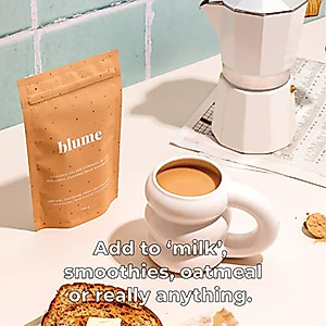 Blume Salted Caramel Latte - Organic Sugar-Free, Keto-Friendly, Vegan And Gluten-Free Superfoods Latte - 100 Grams