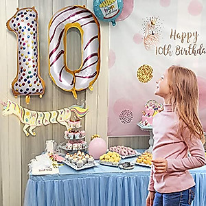 Sweet One Number Balloons Donut Birthday Party Decorations 40 IN Sprinkle Balloon 1st Candyland Donut Grow Up Party Supplies 1 Balloon for First Birthday Candy Balloons