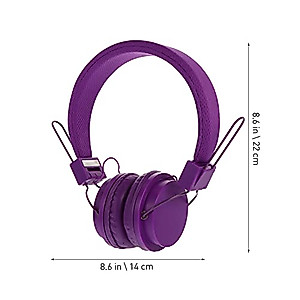 OSALADI 3. 5mm Earphone Over-Ear Headphones 's Headphones Fashion Headset Over- Ear Headphone Wired Game Earphone Simple Gaming Headphone Wired PC Headset Wired Headphones